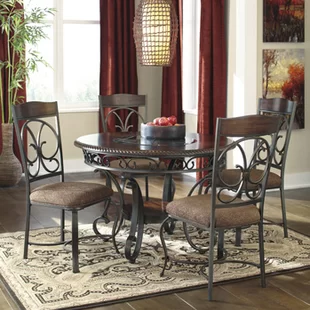 Wren Post 5 Piece Dining Table set – Grand Chattel